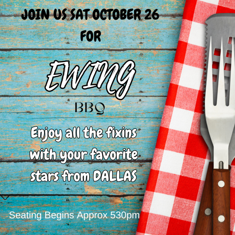 Event Schedule - SouthFork Experience